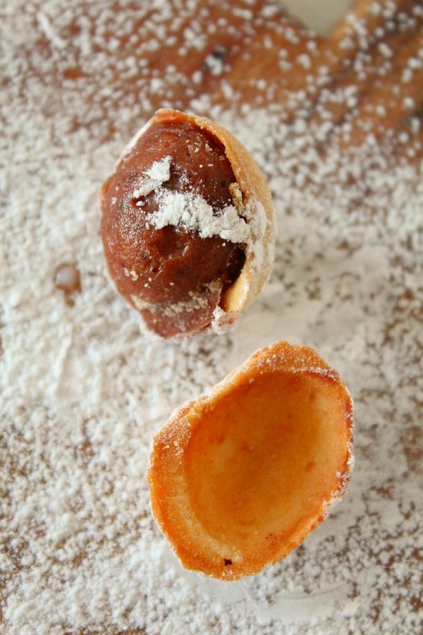 Walnut Shaped Cookies Filled With Walnut Biscuits Cream