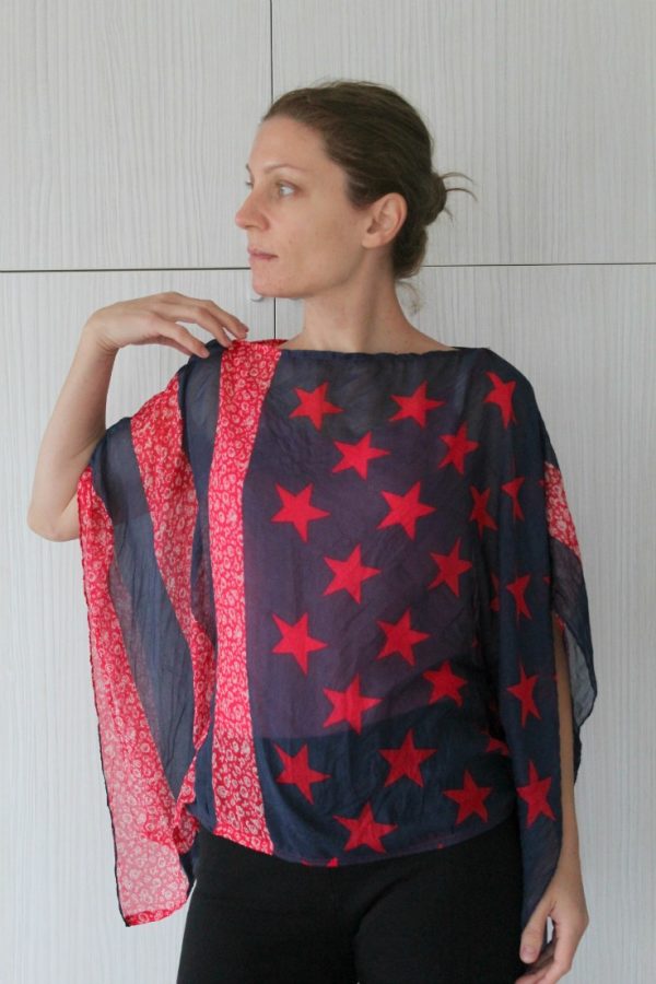 Learn How To Make A Scarf Top In 20 Minutes - Easy Peasy Creative Ideas