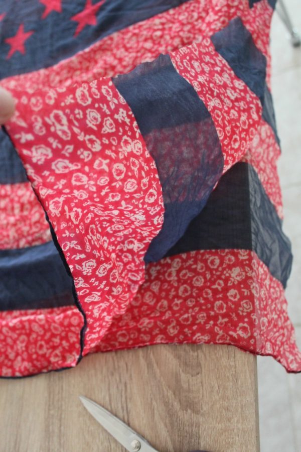 Learn How To Make A Scarf Top In 20 Minutes - Easy Peasy Creative Ideas