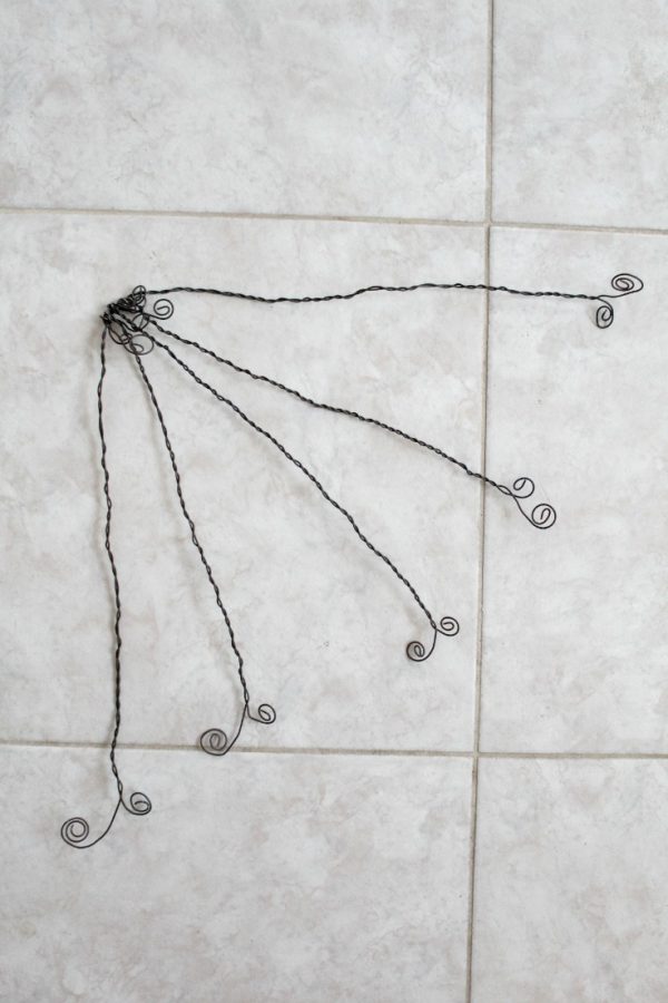 Spooky & Cute DIY Spider Web With Wire - Easy Peasy Creative Ideas