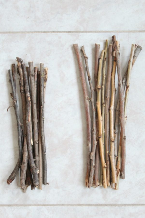 Twig Frame Rustic Home Decor - Easy Peasy Creative Ideas