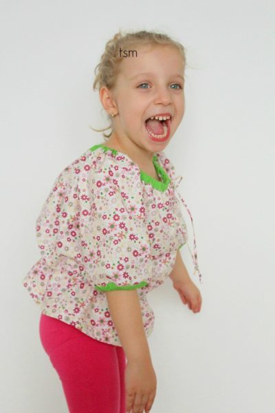 Peasant Blouse Pattern Sizes 2T-10 - Easy Peasy Creative Ideas