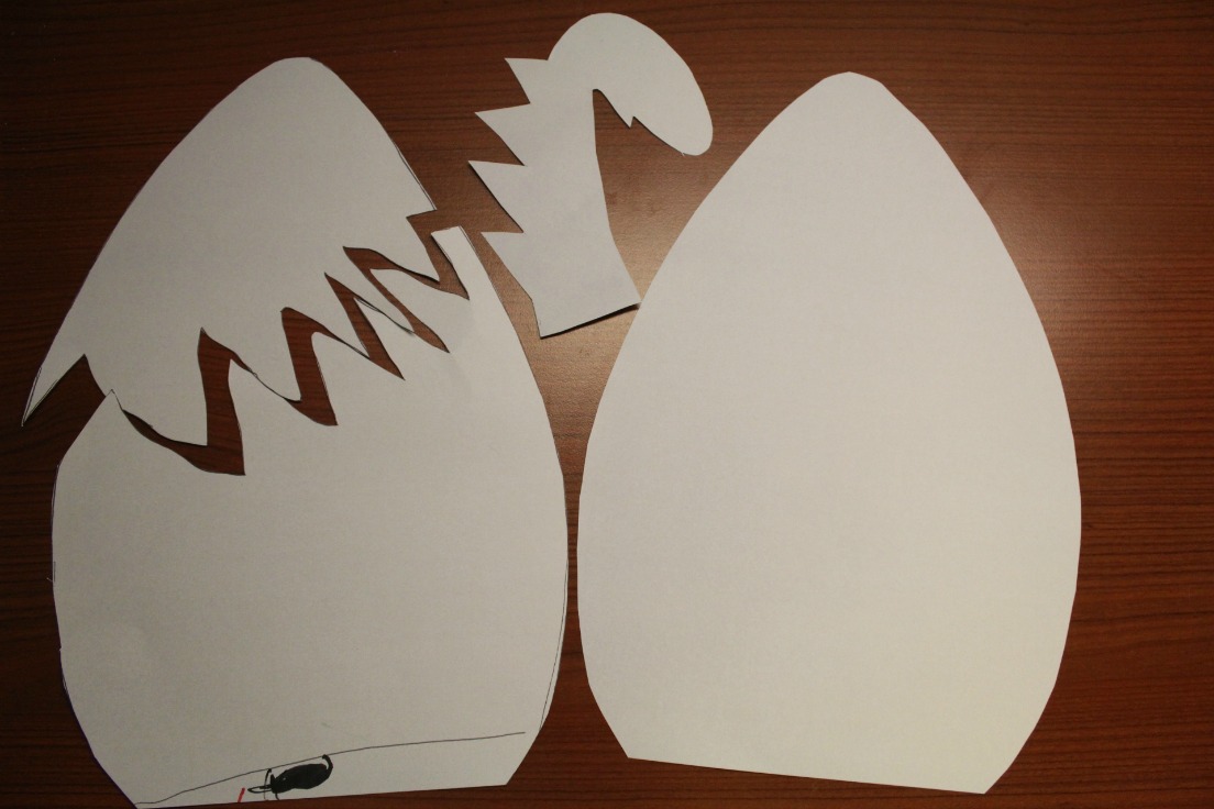 Paper Dinosaur Egg Kids Craft Tutorial