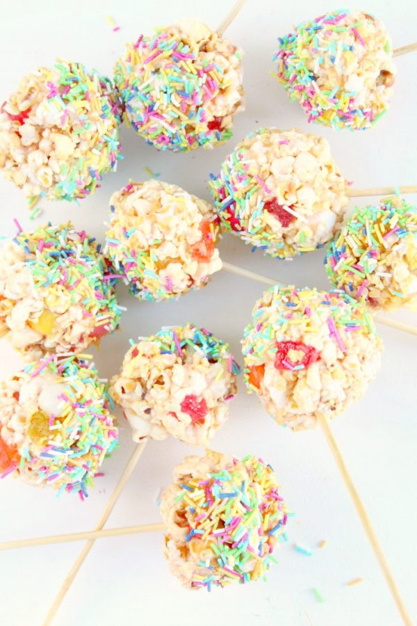 Sweet And Sour Popcorn Lollipops Recipe