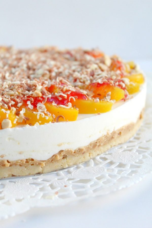 Peach Raspberry Cheesecake Recipe No Bake