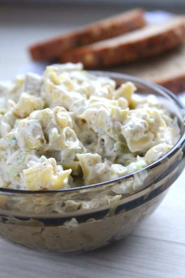 Yellow Beans Garlic Spread with Homemade Mayonnaise
