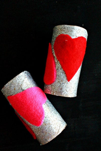 DIY Cuffs Bracelets Easy Paper Tubes Kids Craft