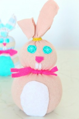 Sock Bunny Craft For Easter | Easy Peasy Creative Ideas