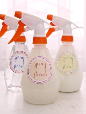 How to Make DIY Spray Starch, 3 Homemade Formulas - Easy Peasy Creative ...