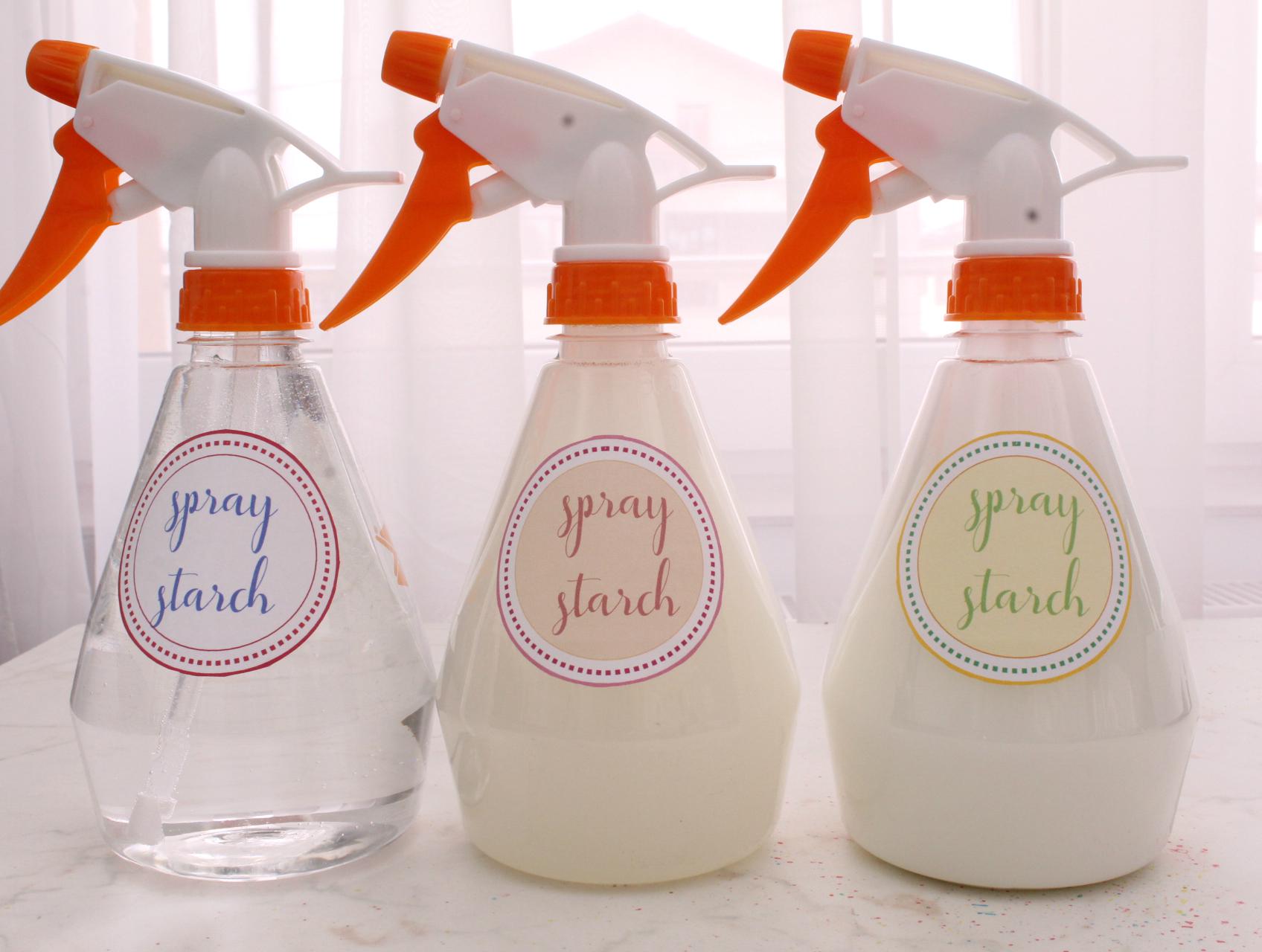 How to Make DIY Spray Starch, 3 Homemade Formulas - Easy Peasy Creative ...