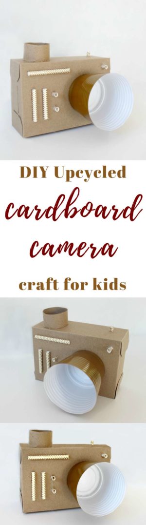 DIY Cardboard Camera Easy Upcycled Craft For Kids