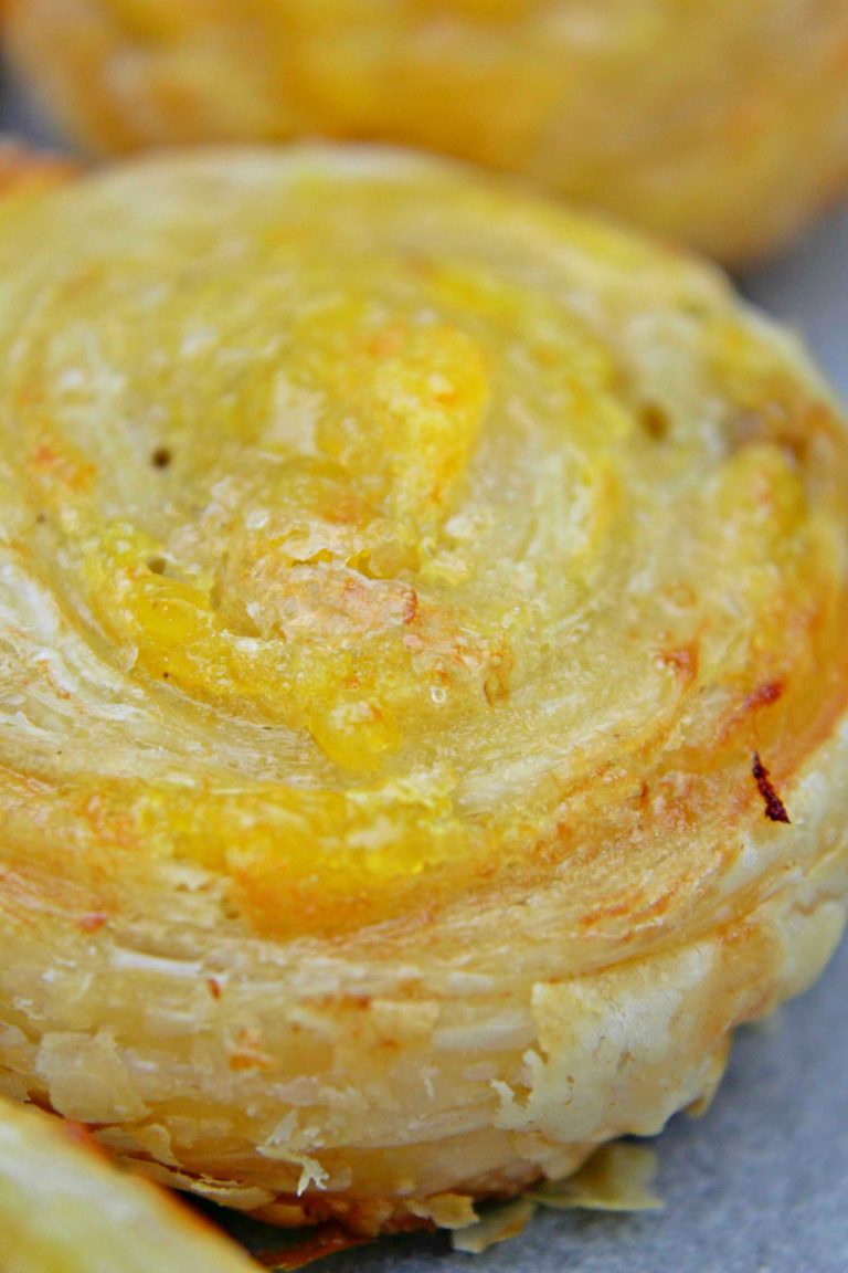 Orange Pinwheels With Orange Lemon Marmalade In Puff Pastry