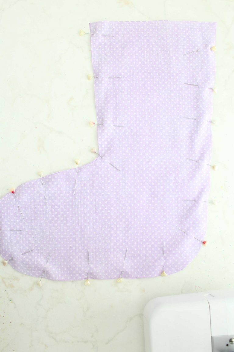 Simple Christmas Stocking Sewing Pattern - Easy Peasy Creative Ideas
