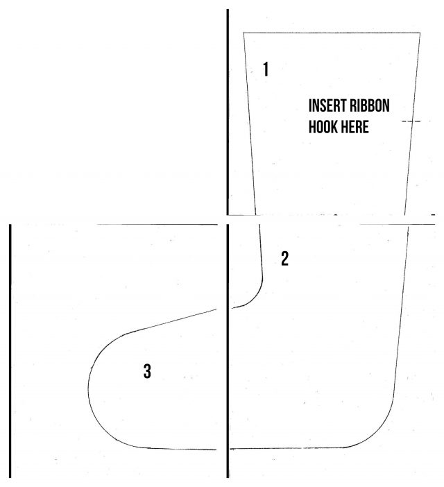 Simple Christmas Stocking Sewing Pattern - Easy Peasy Creative Ideas