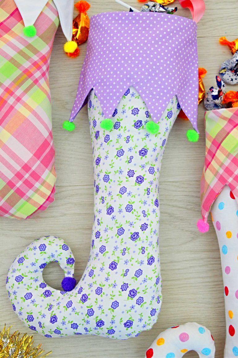 Adorable Easy to Sew Elf Stocking Pattern - Easy Peasy Creative Ideas