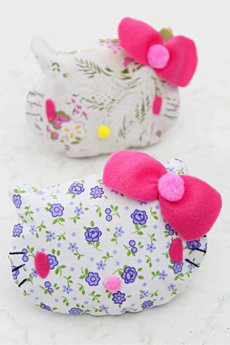 Cute CAT COIN PURSE Easy Sewing Pattern - Easy Peasy Creative Ideas