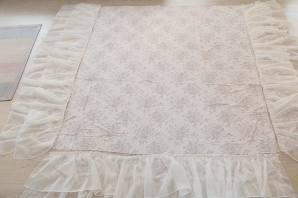 Easiest Way To Sew A DIY Bed Skirt - Easy Peasy Creative Ideas