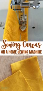 Sewing Canvas Tips To Use On A Home Sewing Machine