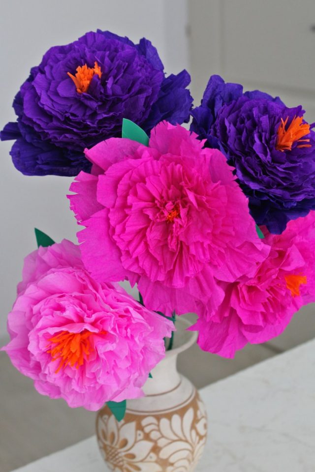 DIY PAPER PEONIES That Will Last Forever - Easy Peasy Creative Ideas