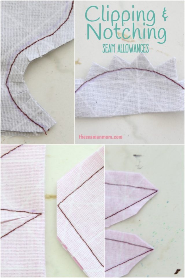 Clipping And Notching Seam Allowances For Perfectly Neat Seams