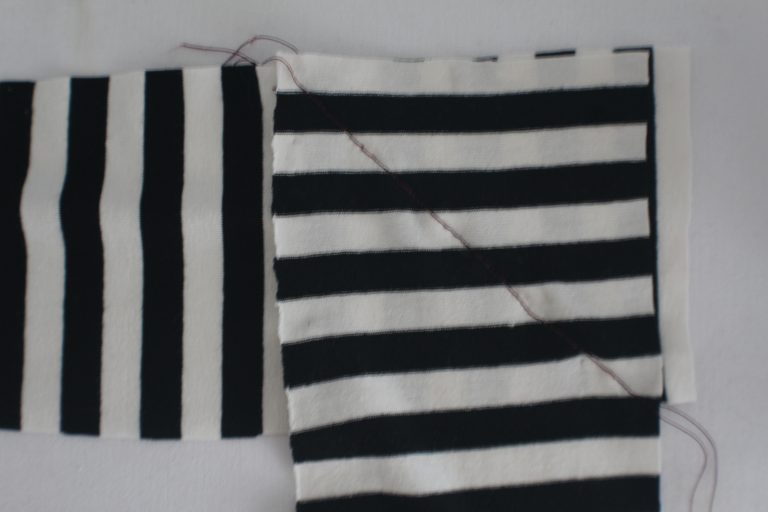 Genius sewing tip: best way to match stripes | Easy Peasy Creative Ideas
