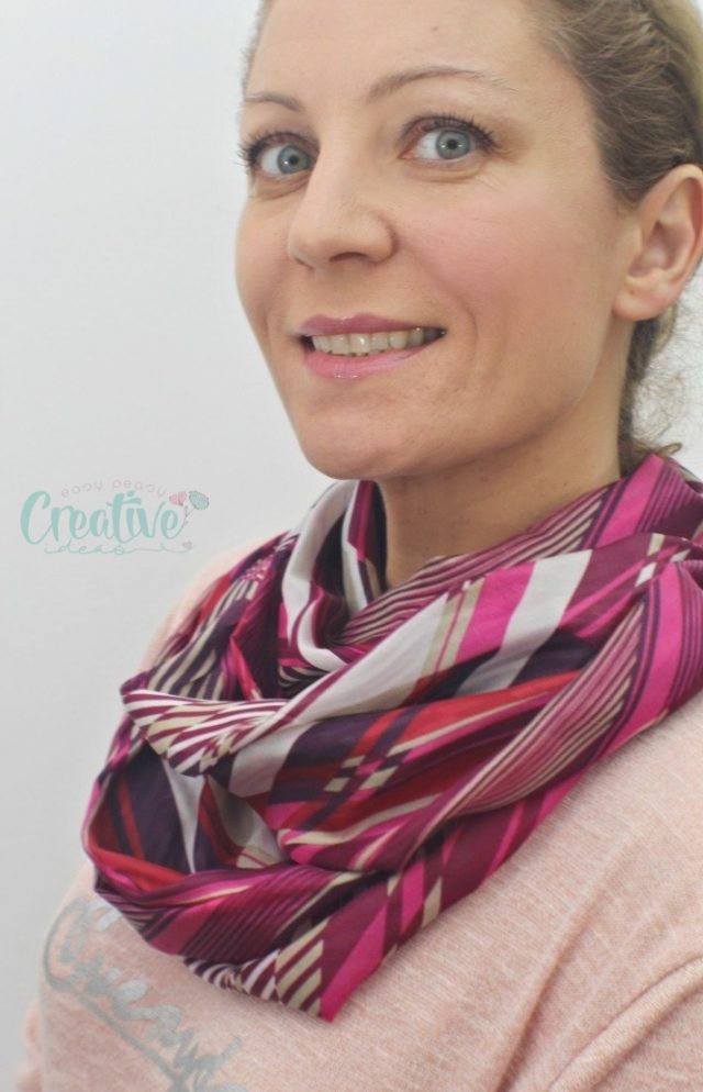 Easy DIY Infinity Scarf You'll Love Sewing - Easy Peasy Creative Ideas
