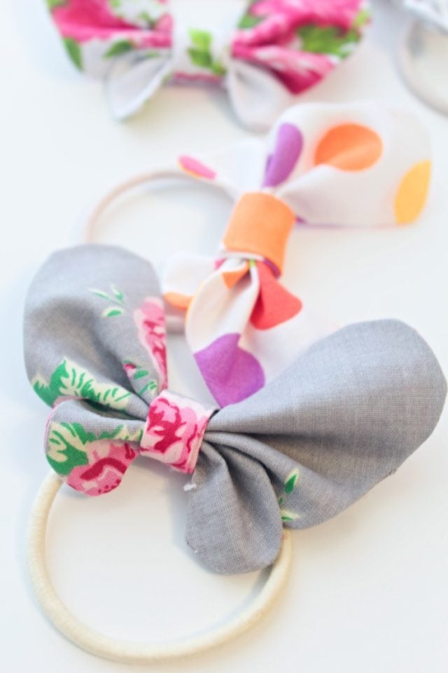 10 Minutes Sew Butterfly Hair Bow - Easy Peasy Creative Ideas