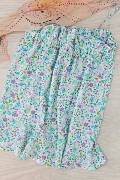 Gathered Camisole Pattern With Flounce Hem - Easy Peasy Creative Ideas