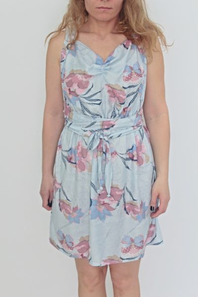 Cross Back Dress Easy Sew DIY Summer Dress Idea