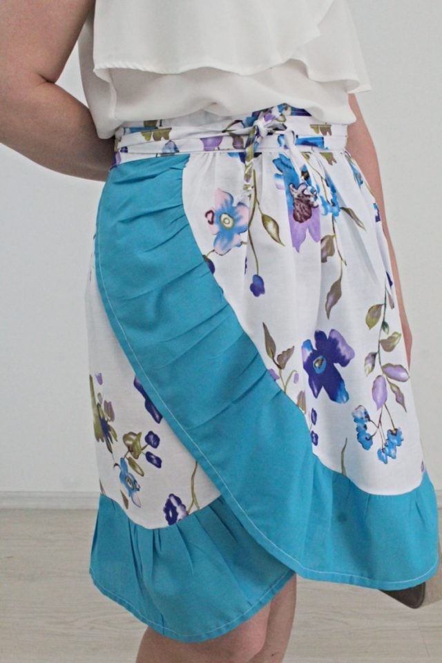 Ruffled Wrap Skirt DIY Sweet Addition To Summer Wardrobe