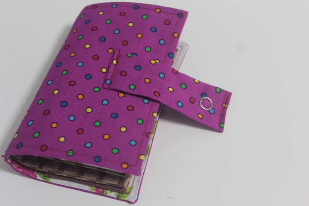 DIY Card Holder Easy Peasy Sewing Tutorial From Fabric Scraps
