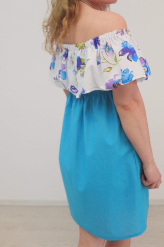 Off The Shoulder Dress Pattern Sweet Summer Dress Idea