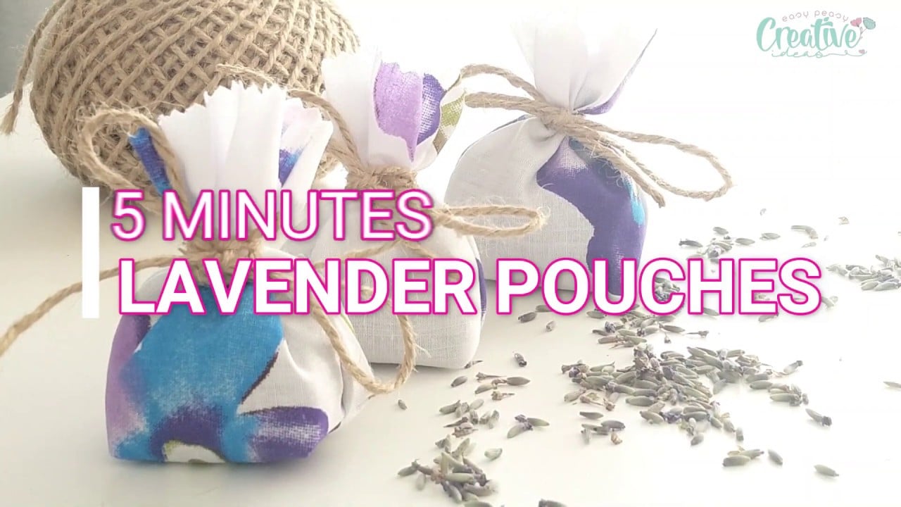 DIY Lavender Bags Sewing Tutorial, Great Scrap Buster Idea