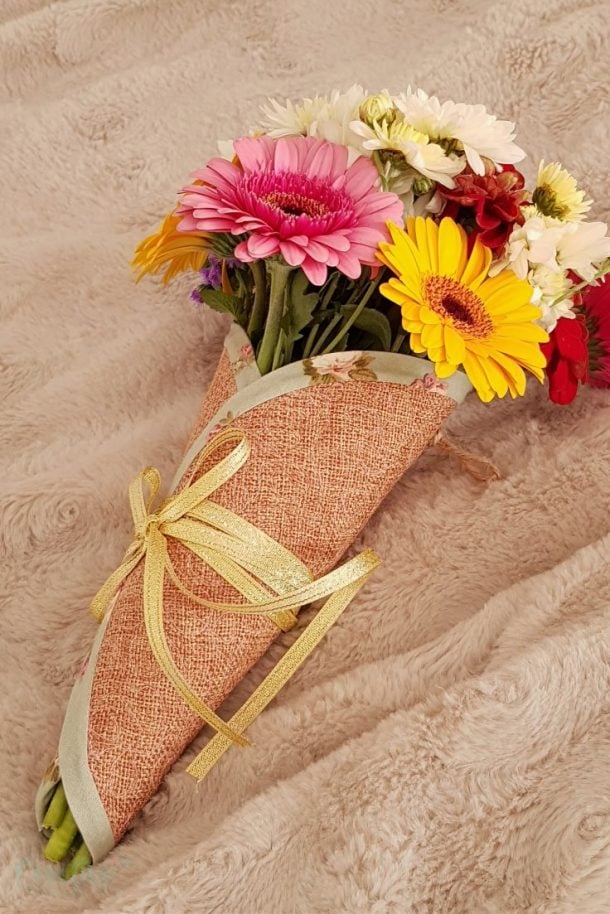 CONE HANGING BASKET Sewing Tutorial - Easy Peasy Creative Ideas