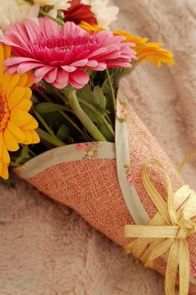 CONE HANGING BASKET Sewing Tutorial - Easy Peasy Creative Ideas