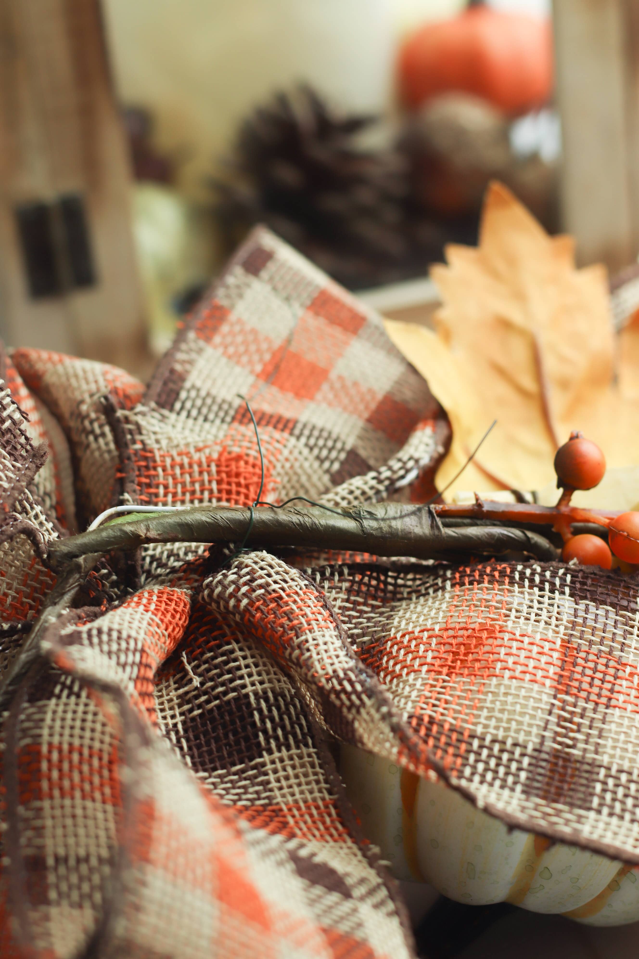 Fall Lantern DIY Easy Fall Porch Or Table Centerpiece Decor