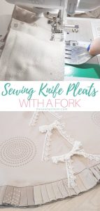 Fork Pleats Sewing Tutorial | Easy Peasy Creative Ideas