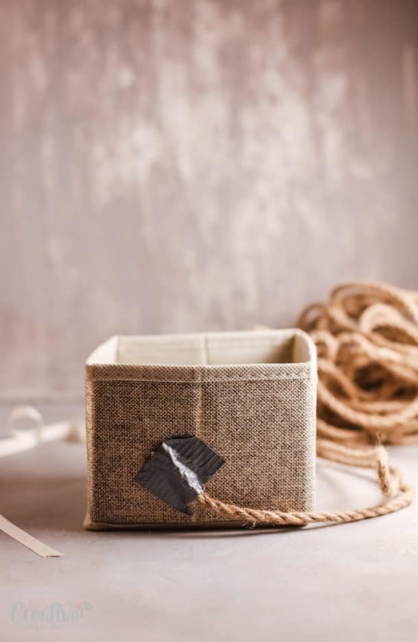 DIY Rope Basket From Recycled Box | Easy Peasy Creative Ideas