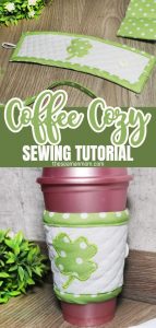 Coffee Cup Cozy Sewing Pattern | Easy Peasy Creative Ideas
