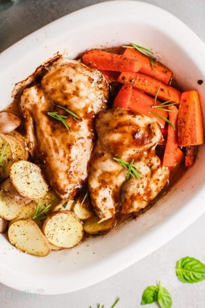 Baked Balsamic Chicken | Easy Peasy Creative Ideas