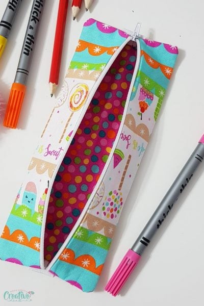 Notebook Pencil Holder Sewing Pattern | Easy Peasy Creative Ideas