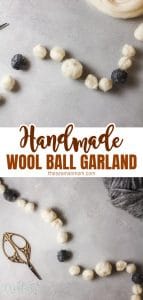 Wool Ball Garland DIY | Easy Peasy Creative Ideas