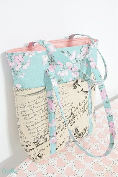 How to Sew a Multi Pocket Tote Bag - Easy Peasy Creative Ideas