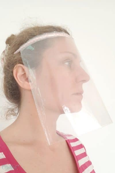 DIY Face Shield 2 Minutes Project | Easy Peasy Creative Ideas