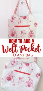 Welt Zipper Pocket Tutorial | Easy Peasy Creative Ideas
