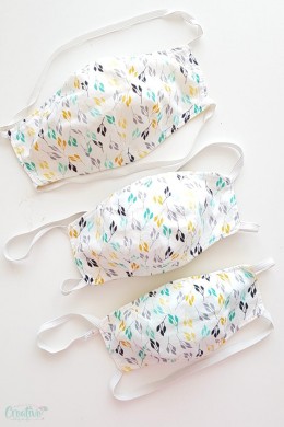 Fitted Face Mask Pattern - Easy Peasy Creative Ideas