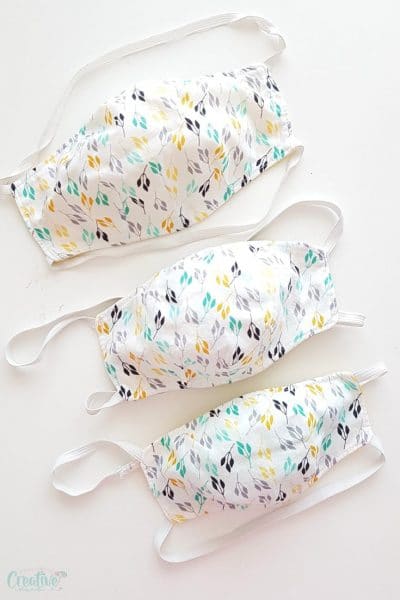 Fitted Face Mask Pattern - Easy Peasy Creative Ideas