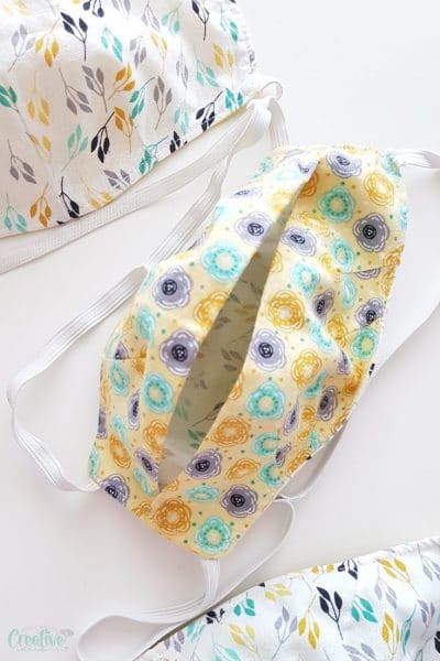 Fitted Face Mask Pattern - Easy Peasy Creative Ideas