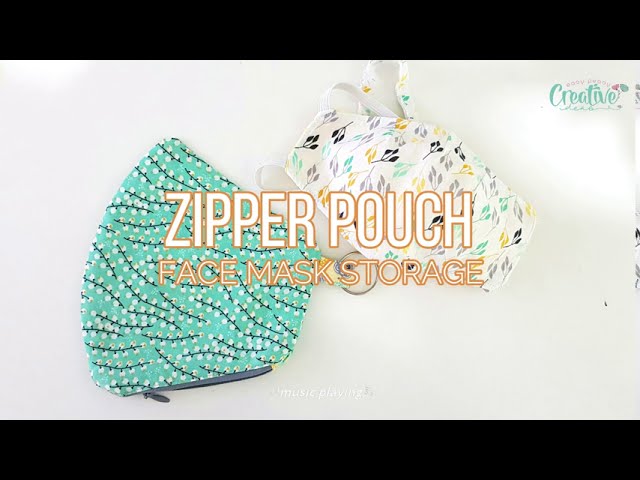 Face Mask Pouch Sewing Pattern | Easy Peasy Creative Ideas