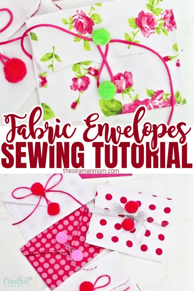 Sew Valentine's Day Fabric Envelopes- Easy Peasy Creative Ideas